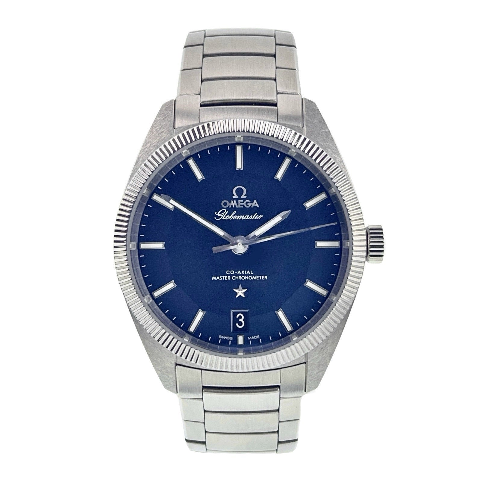 Omega Globemaster Stainless Steel Blue Dial 39mm Automatic 130.30.39.2 ...