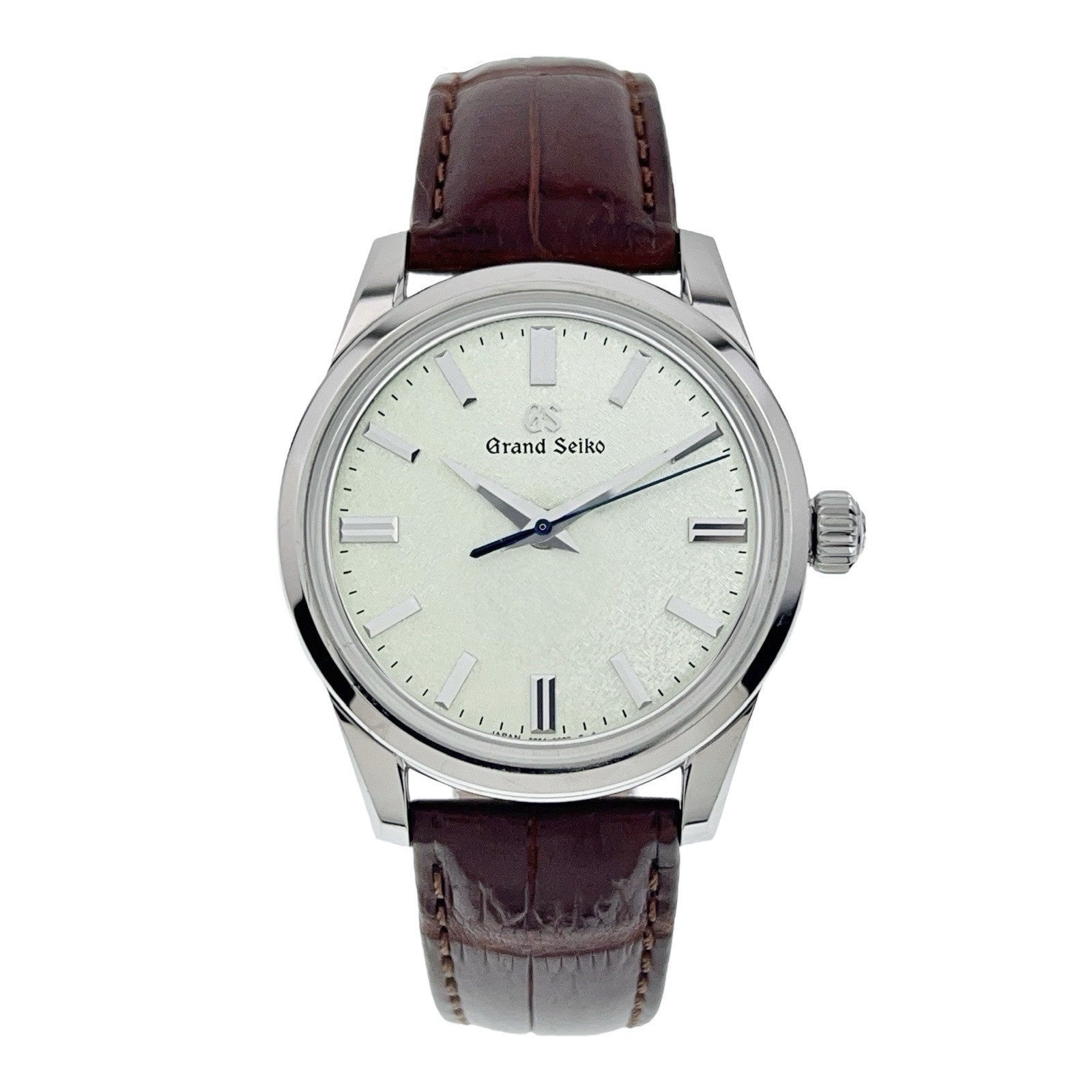 Grand Seiko Genbi Valley Stainless Steel Green Dial 37mm Manual Wind S ...