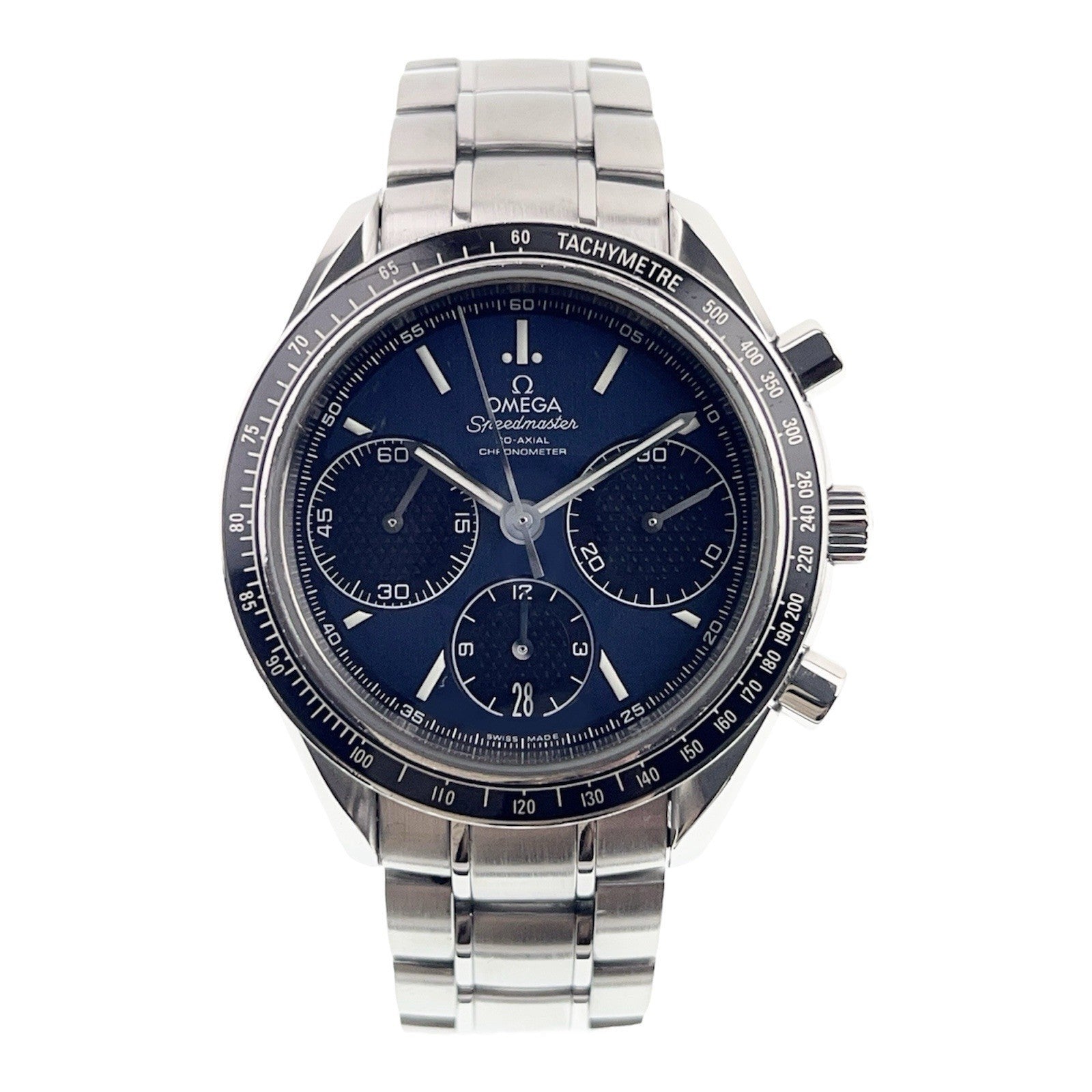 Omega Speedmaster Racing Stainless Steel Blue Dial 40mm Auto 326.30.40 ...