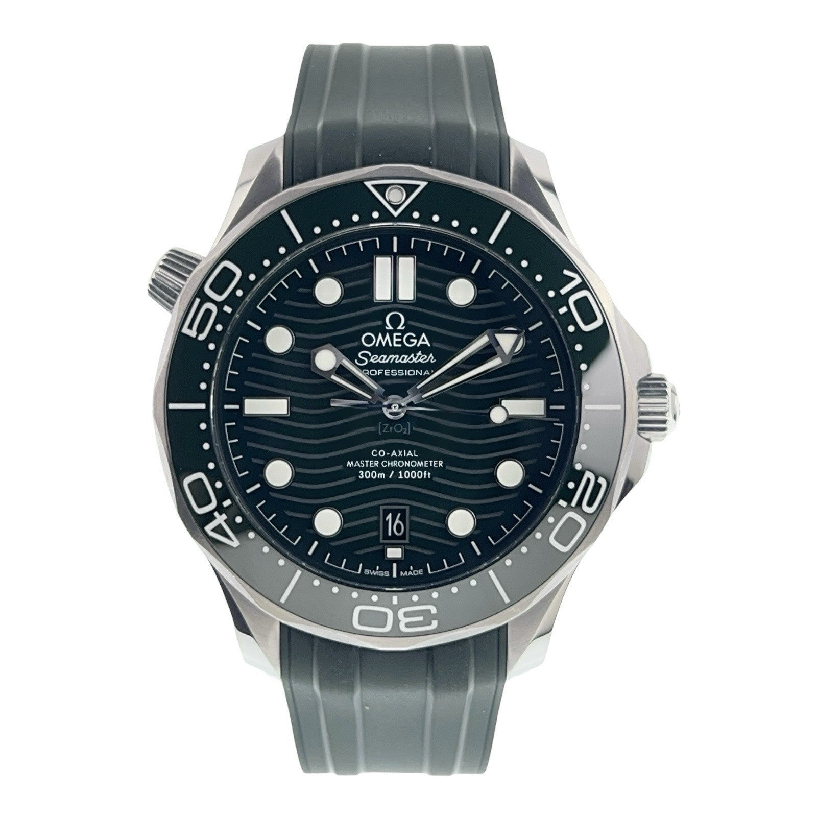 Omega Seamaster Diver Stainless Steel Green Dial 42mm Auto 210.32.42.2 ...
