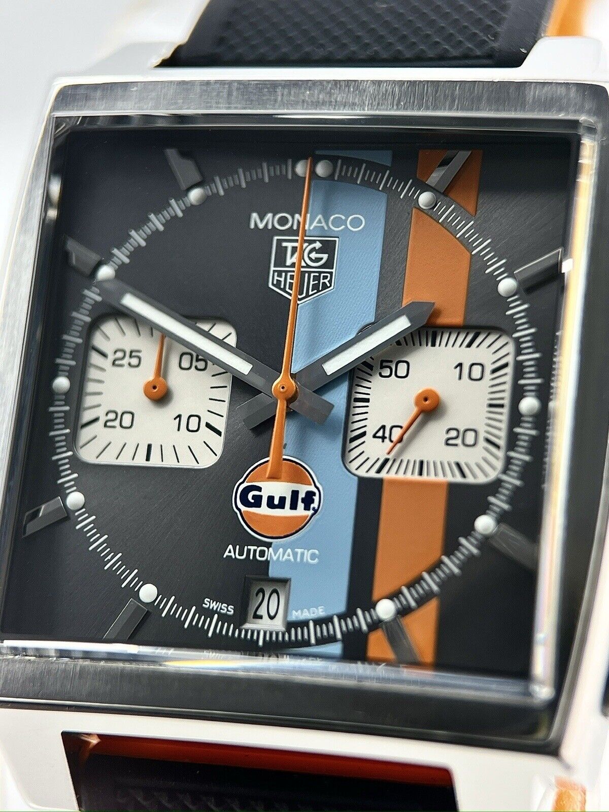 Tag Monaco Gulf Automatic Chronograph 39mm CAW2113 Men’s Watch ...