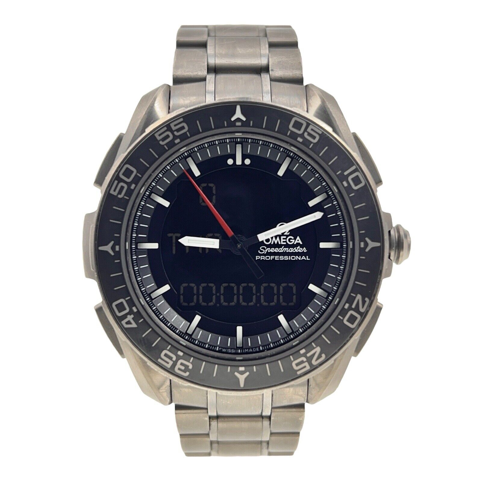 Omega Speedmaster Skywalker Titanium 45mm Quartz Men’s Watch 318.90.45 ...
