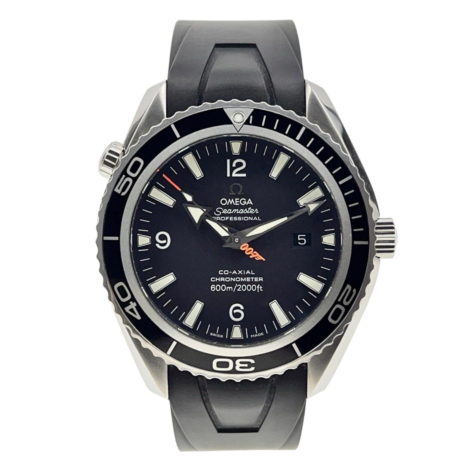 Omega Seamaster Planet Ocean Casino Royale Automatic 45mm Watch 2907.5 ...
