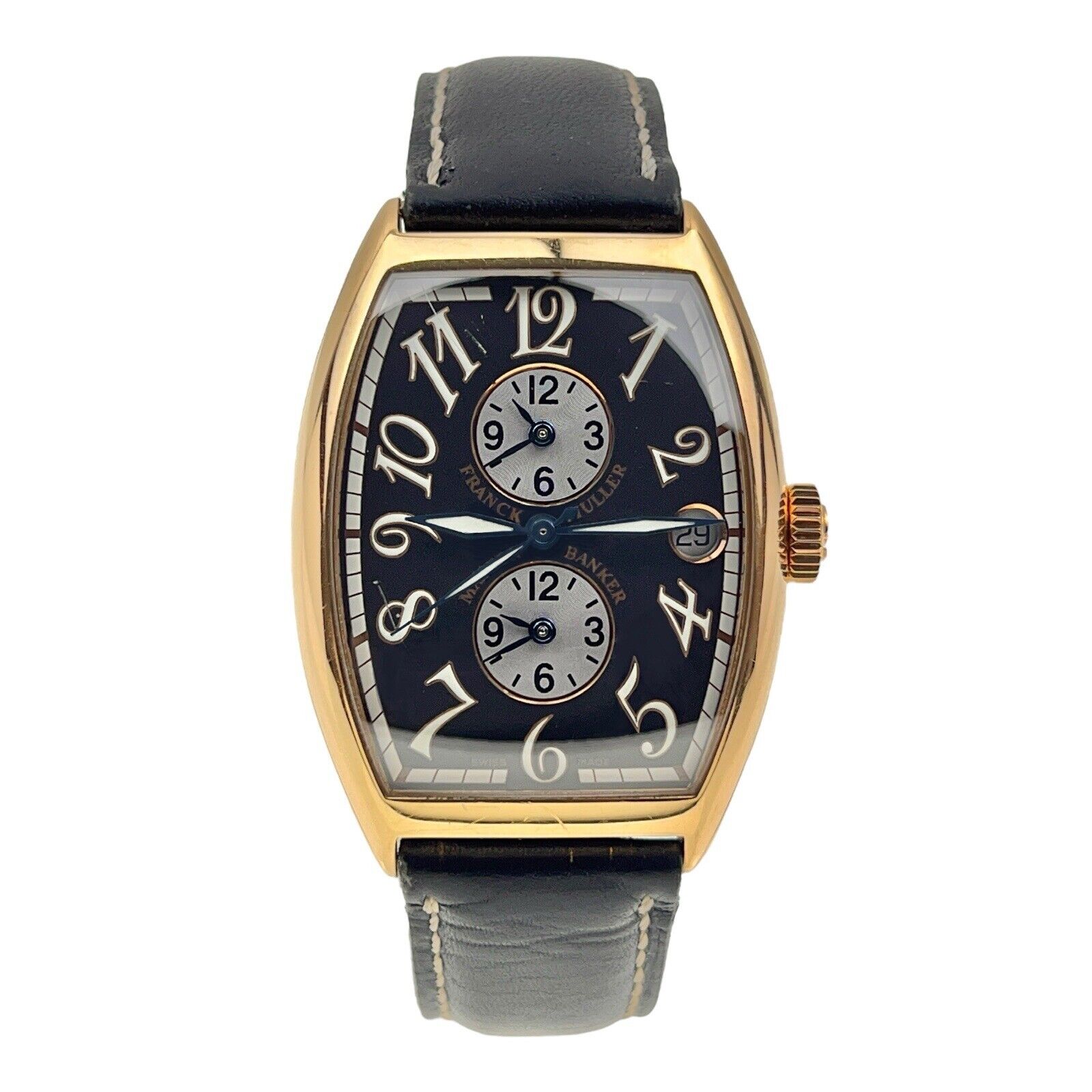 Franck Muller Master Banker 18k Yellow Gold Automatic Men’s Watch 6850 ...