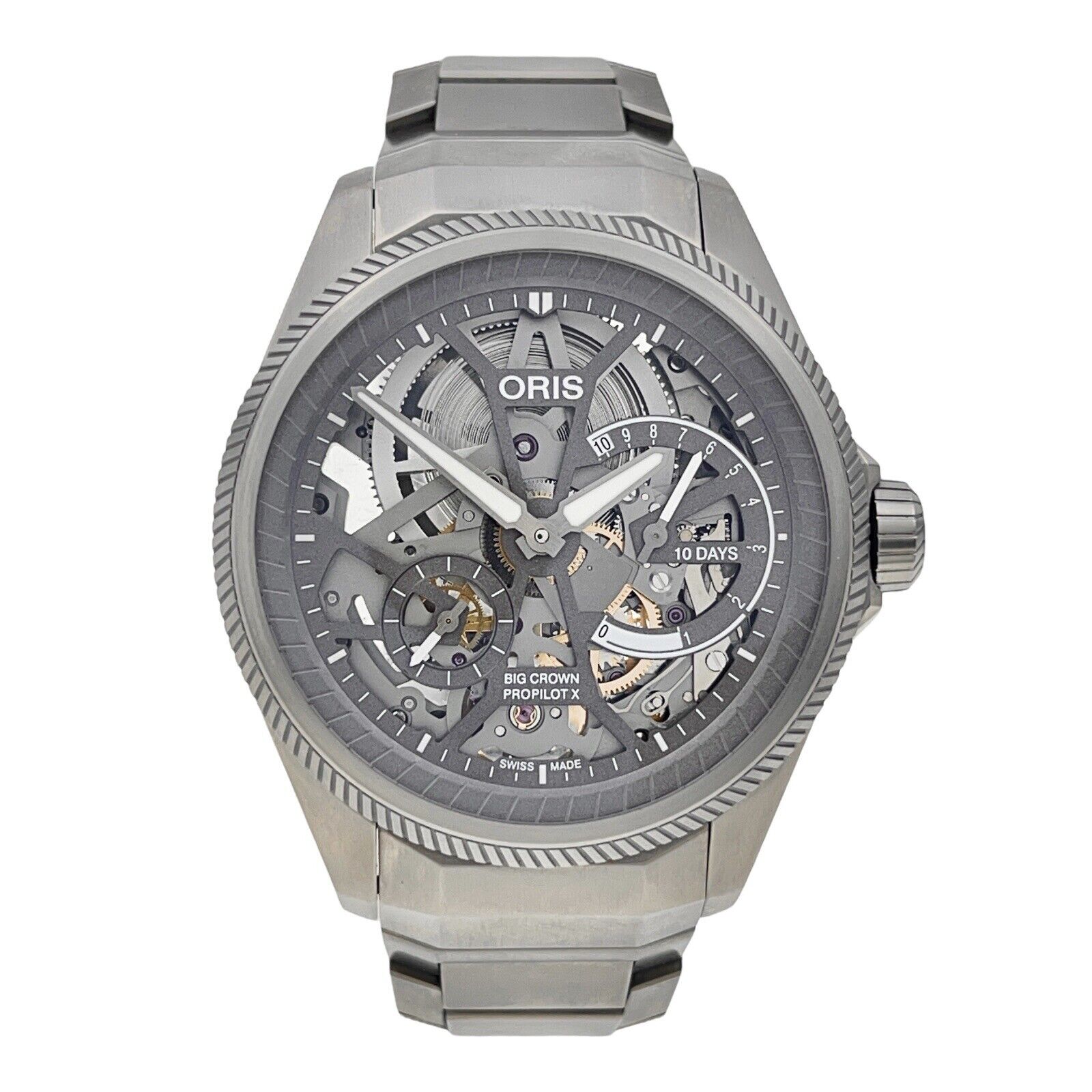 Oris ProPilot X Titanium Gray 44mm Automatic Men’s Watch 7759 - Box/Pa ...