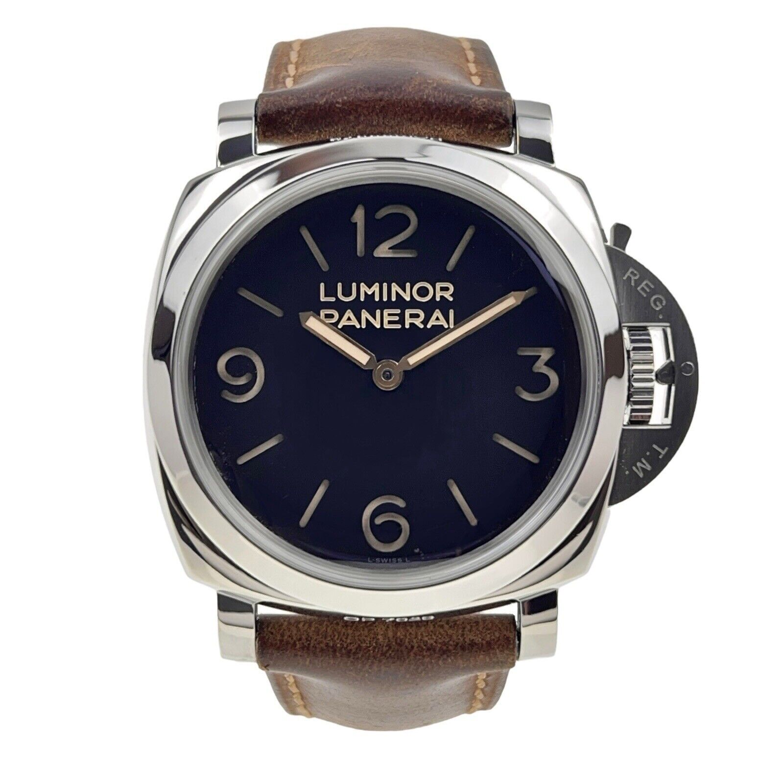 2018 Panerai Luminor 1950 Manual Wind 47mm Black Dial PAM00372 - Box ...