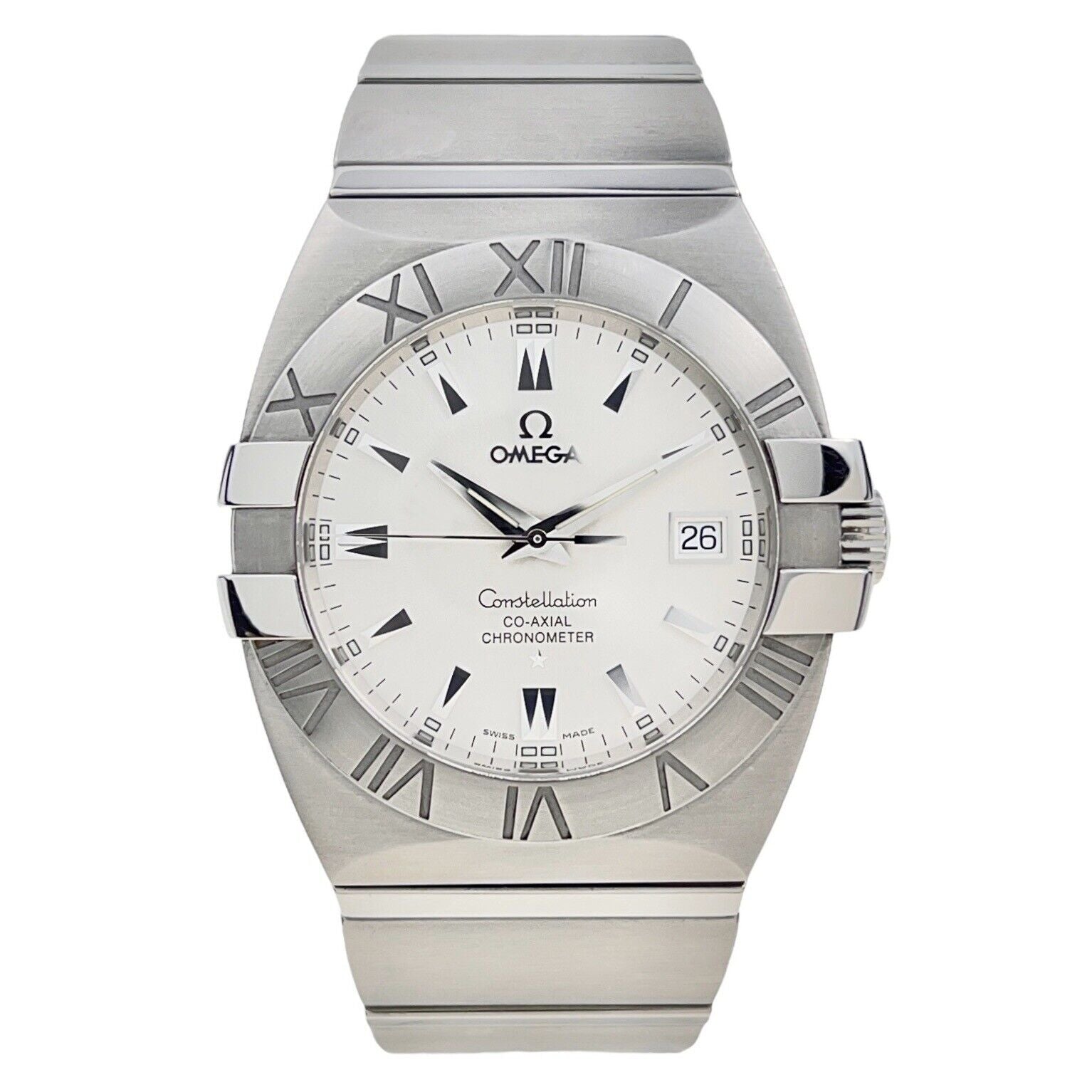 Omega Double Eagle Co-Axial Stainless Steel Chronometer Men's Watch 15 ...