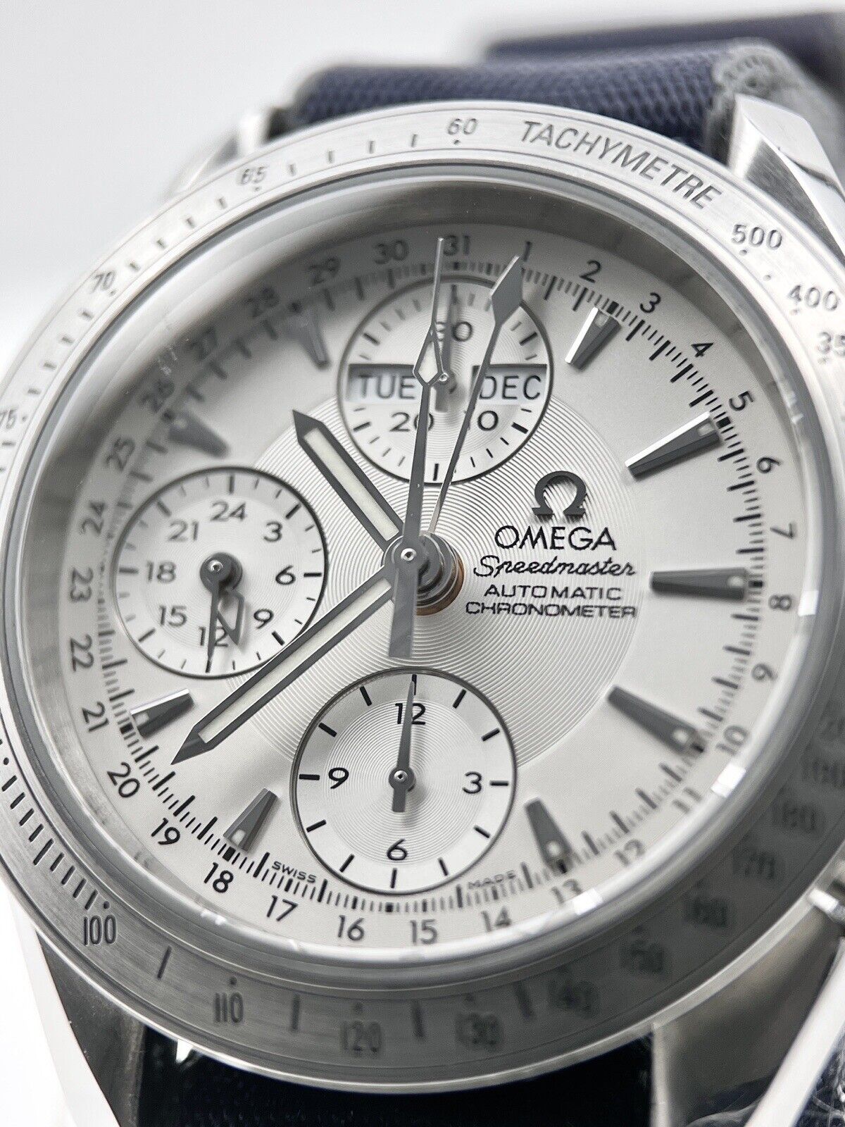 Omega Speedmaster Day Date Ref-3221.30.00 40mm Steel Watch Box And Pap ...