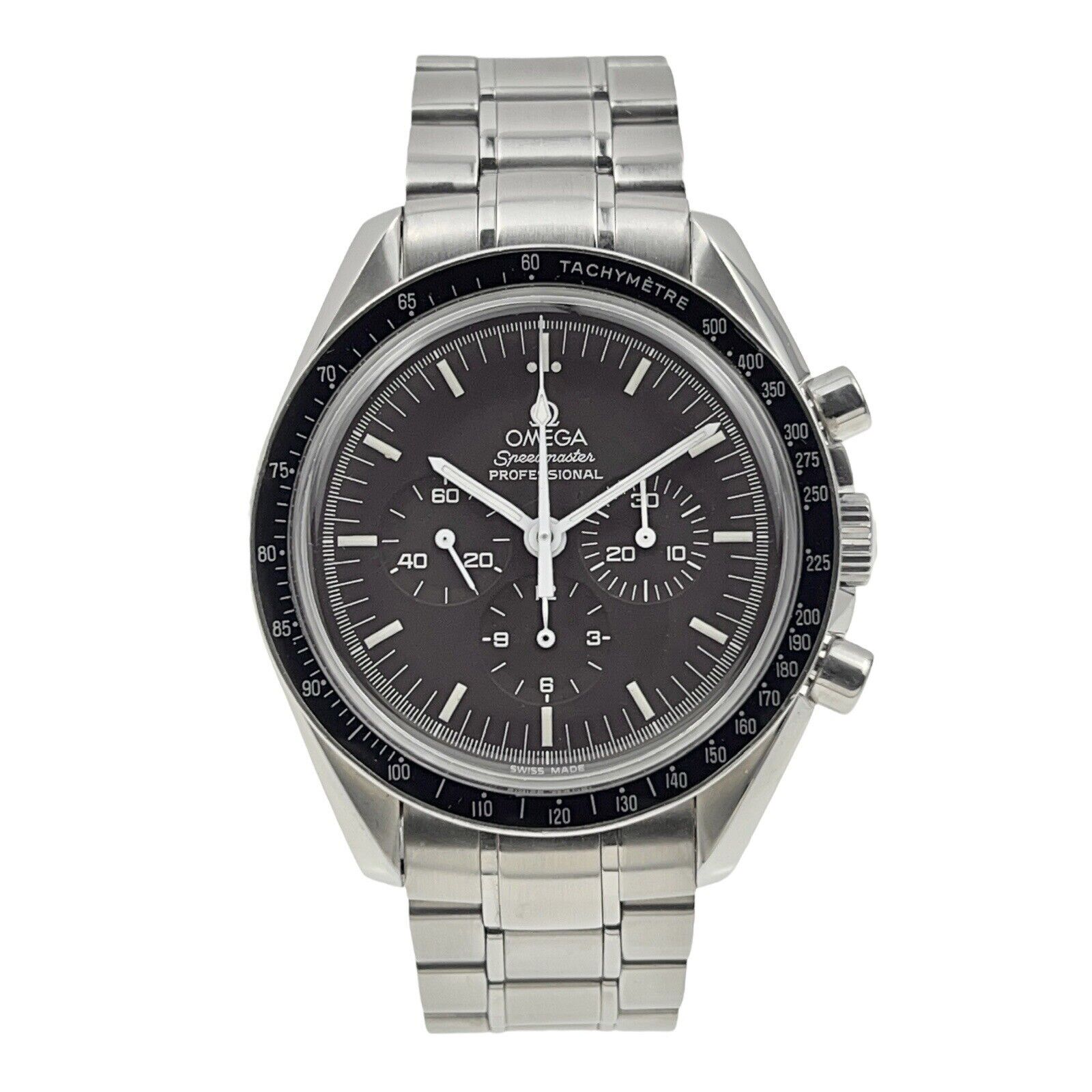 Omega Speedmaster Moonwatch Chocolate Dial Stainless Steel 42mm Manual ...